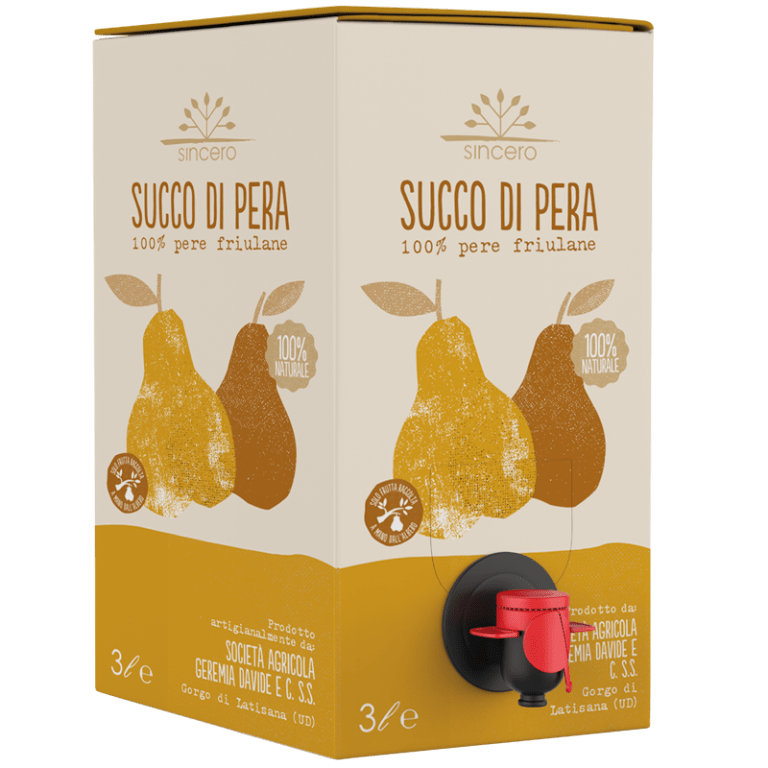 Succo di Pera - Bag in box - Sincero Food